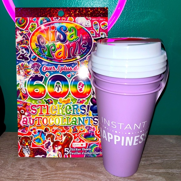 Lisa Frank | Other | Nwt Lisa Frank Sticker Book 60 Stickers 3 Reusable ...